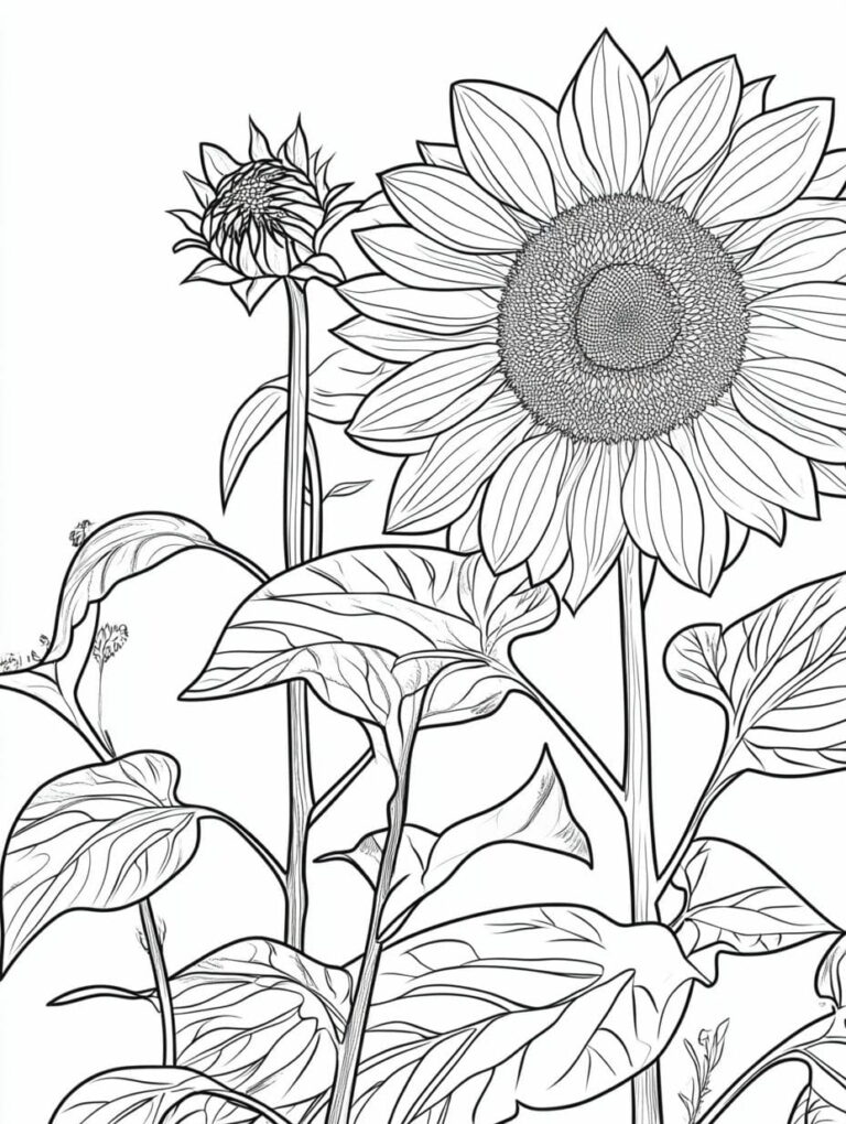 20+ halaman mewarnai bunga matahari gratis 🌻🎨 - Coloringpagesforkids.net