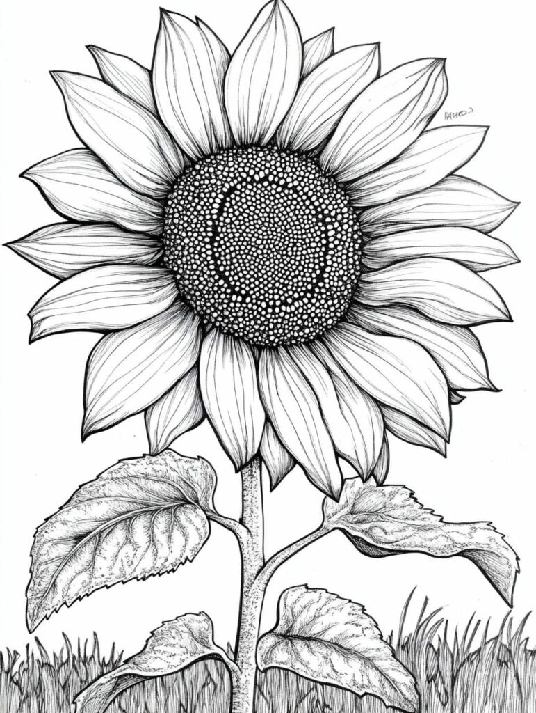 20+ halaman mewarnai bunga matahari gratis 🌻🎨 - Coloringpagesforkids.net