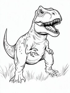 20+ T-Rex dinosaur coloring pages - Coloringpagesforkids.net