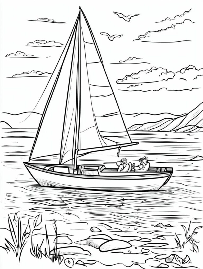 30+ halaman mewarnai pantai yang menakjubkan untuk dicoba anak-anak 🏖️🖍 ...