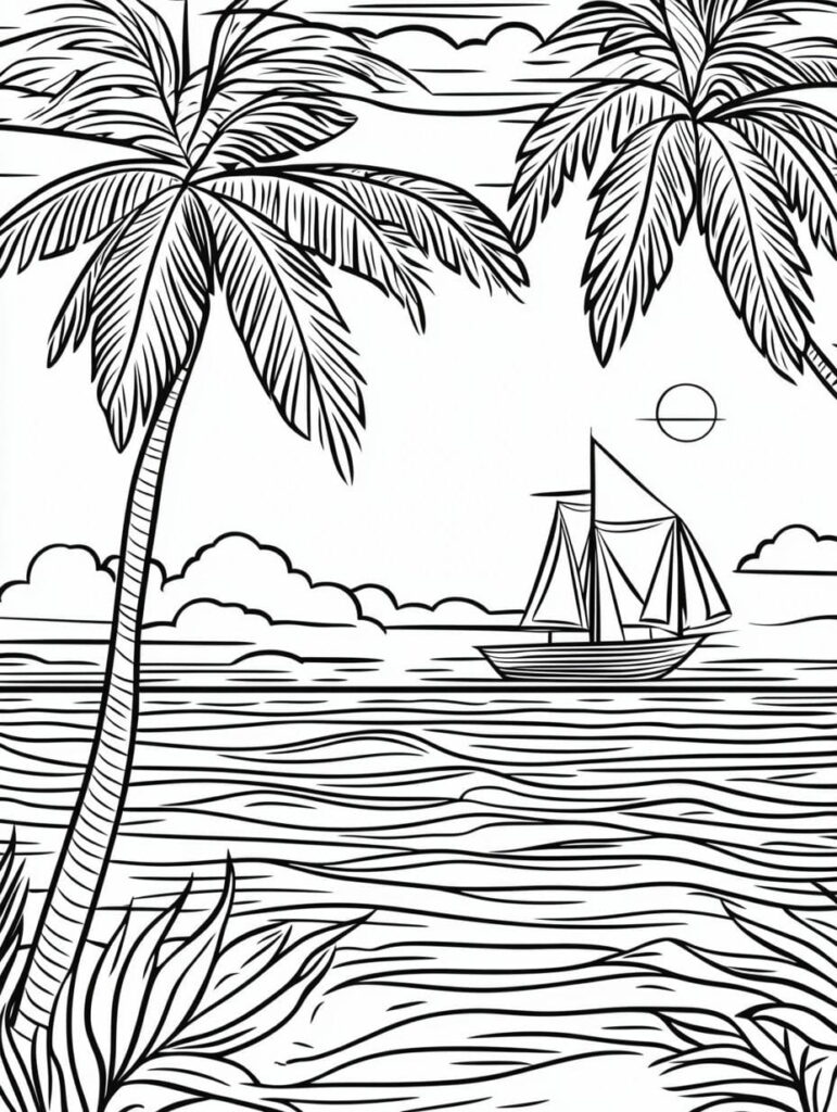 Explore 200+ beautiful landscape coloring pages - Coloringpagesforkids.net