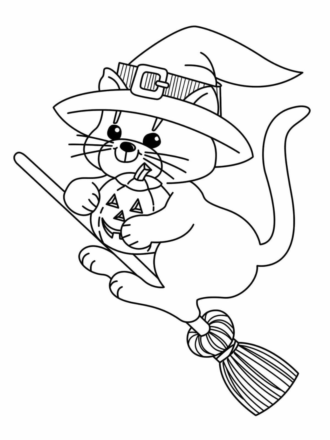 List of 70+ Free Halloween Coloring Pages For Kids 👻🎃 ...
