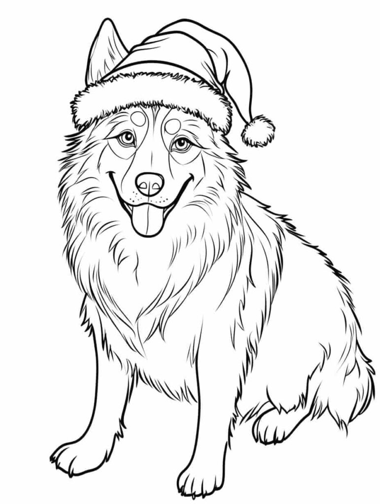 Collection of 30+ printable husky coloring pages - Coloringpagesforkids.net