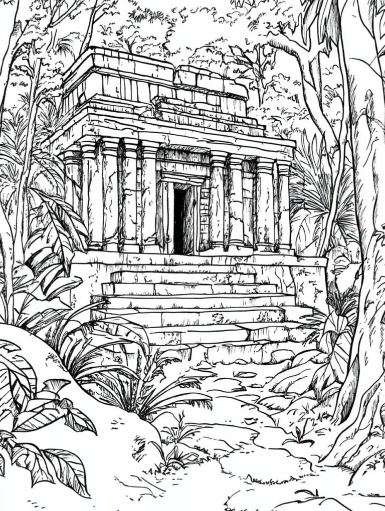 30+ wild jungle coloring pages for kids 🌴🎨 - Coloringpagesforkids.net