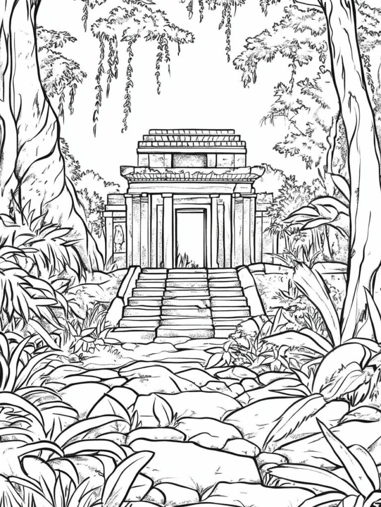 30+ wild jungle coloring pages for kids 🌴🎨 - Coloringpagesforkids.net