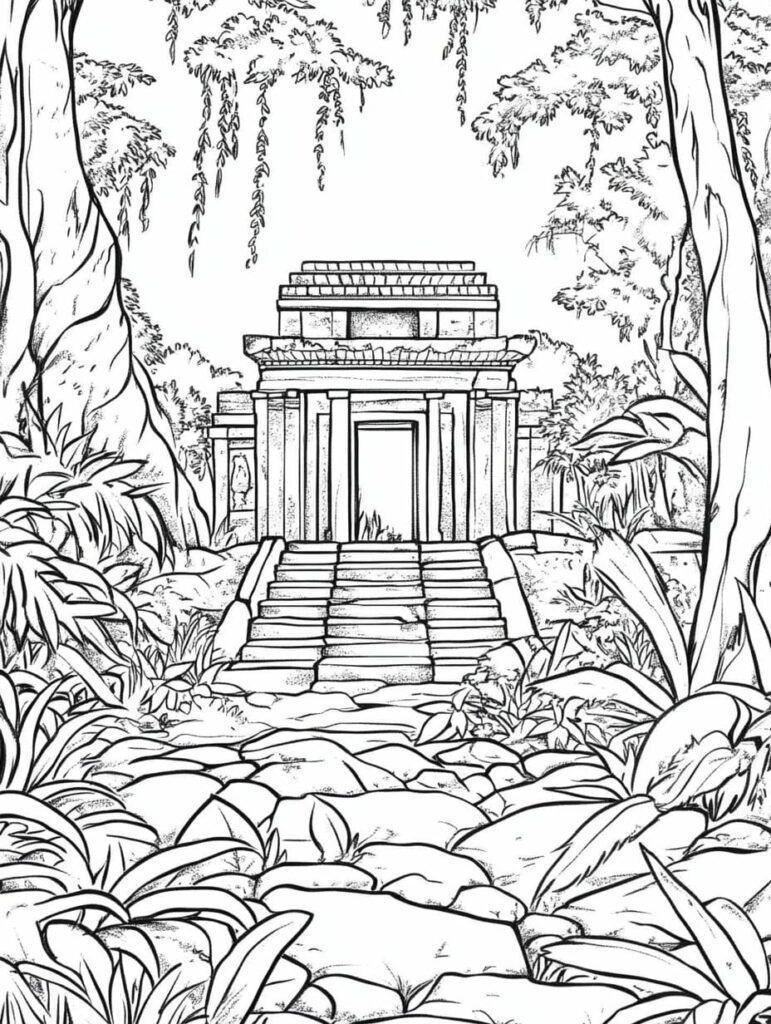30+ wild jungle coloring pages for kids 🌴🎨 - Coloringpagesforkids.net