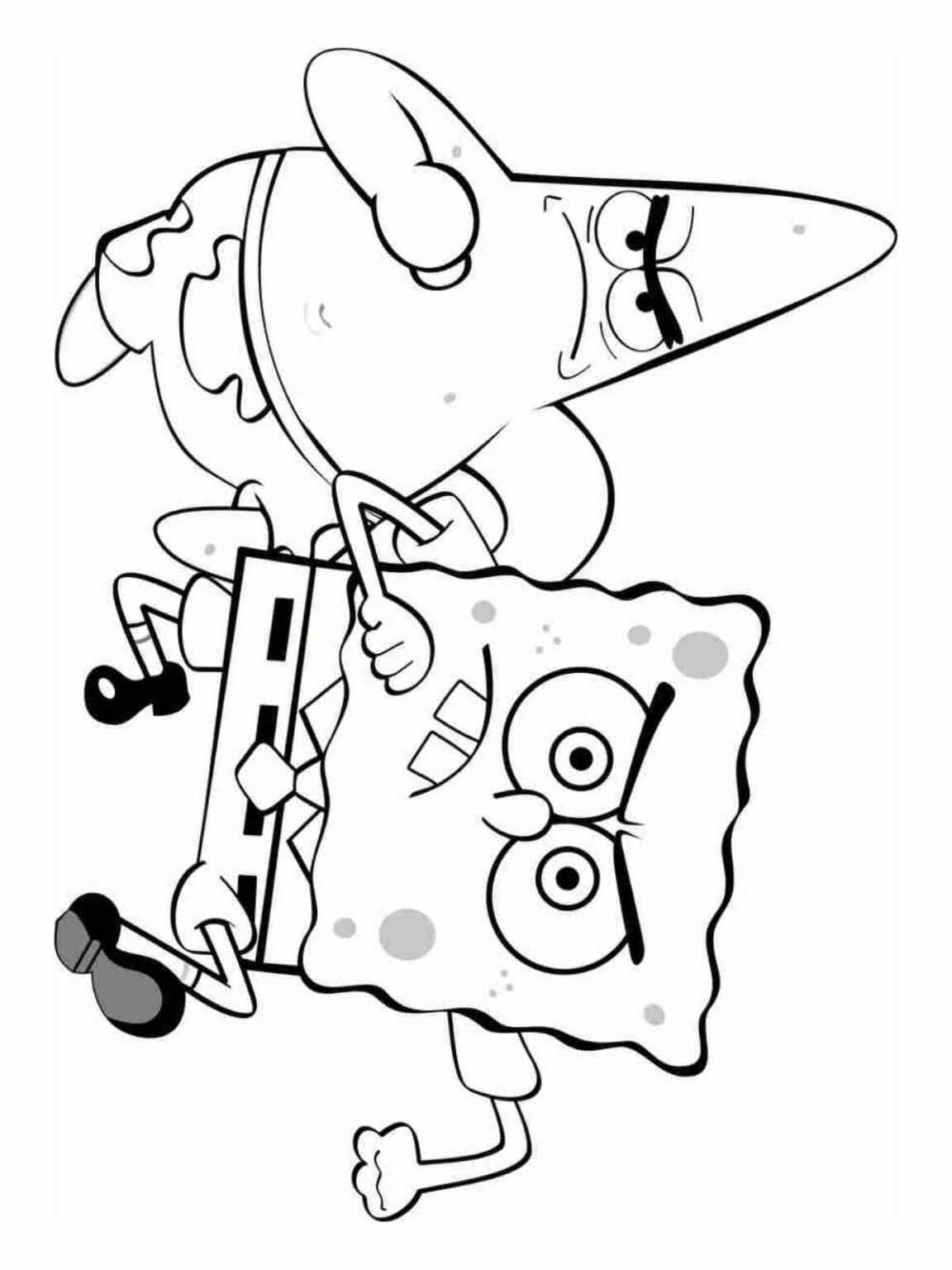Best Free PDF 60+ Spongebob Coloring Pages 🌊🧽 - Coloringpagesforkids.net