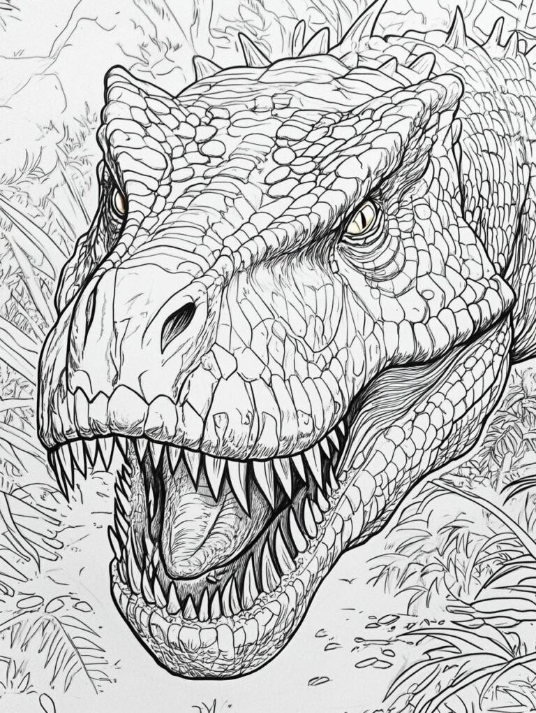 20+ pagine da colorare del dinosauro T-Rex - Coloringpagesforkids.net