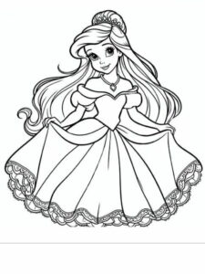 30+ Free PDF Disney Princess Coloring Pages - Coloringpagesforkids.net