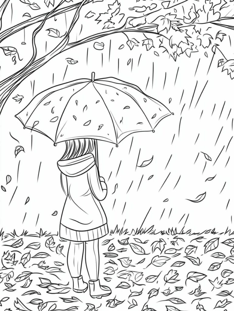 Cozy fall coloring pages for kids 🍂🎨 - Coloringpagesforkids.net