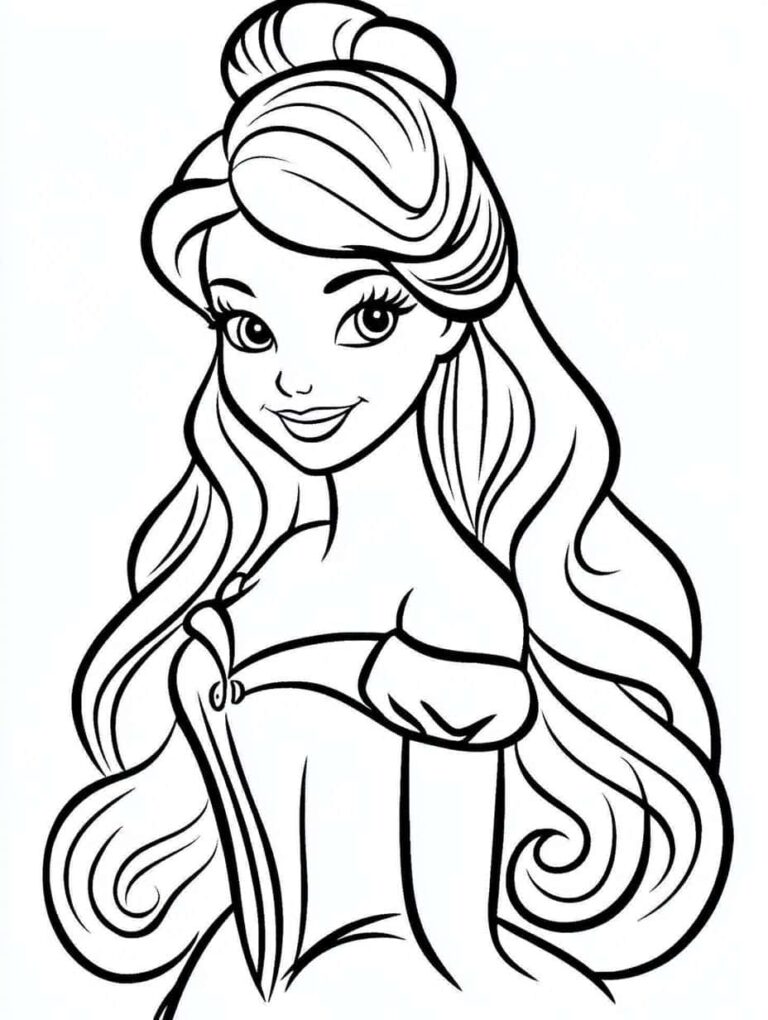 30 de pagini de colorat cu Barbie gratuite de imprimat 👸🎨 - Coloringpagesforkids.net