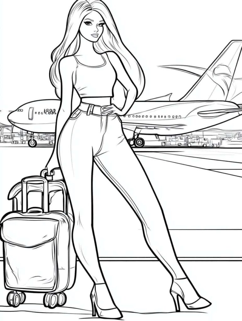 30 Free Printable Barbie Coloring Pages 👸🎨 - Coloringpagesforkids.net