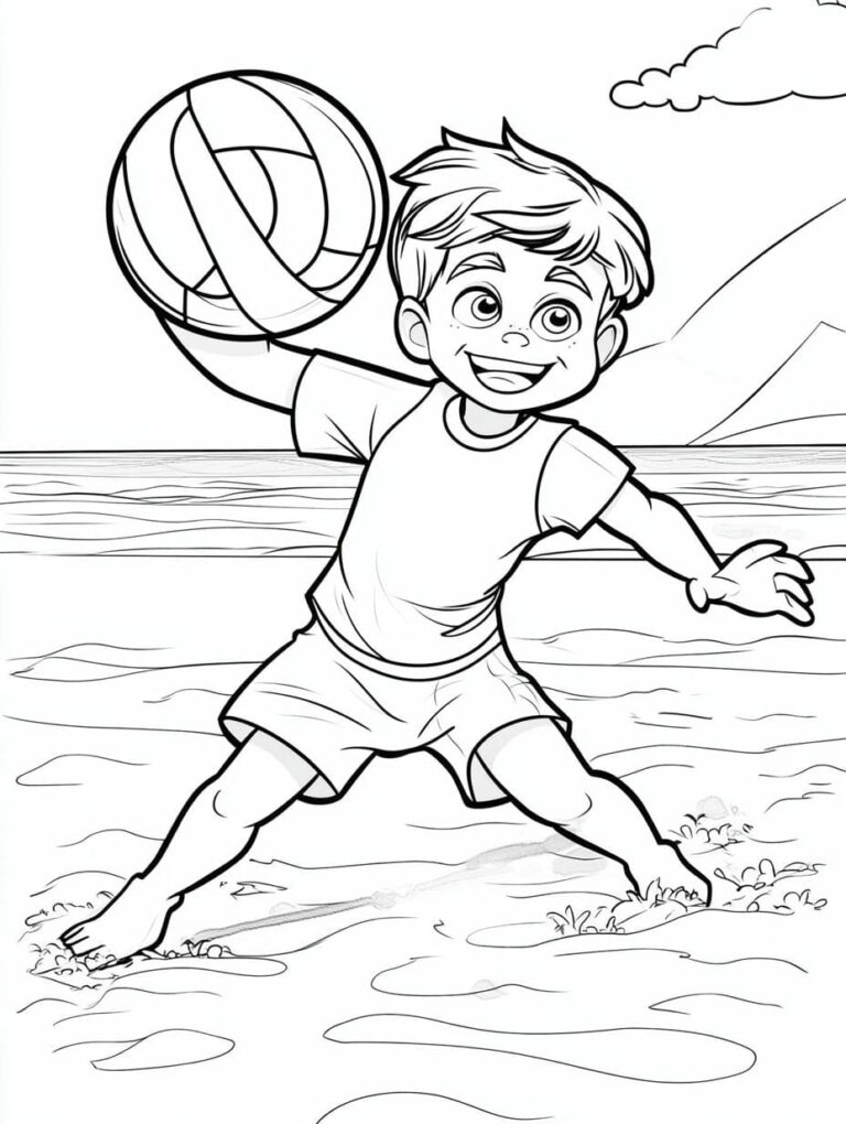 30+ halaman mewarnai pantai yang menakjubkan untuk dicoba anak-anak 🏖️🖍 ...