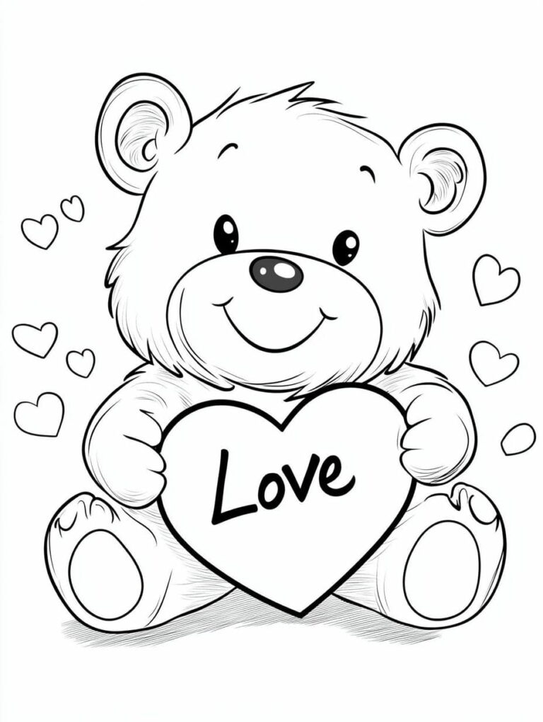 20+ free valentine coloring pages for hours of fun ️💘 ...
