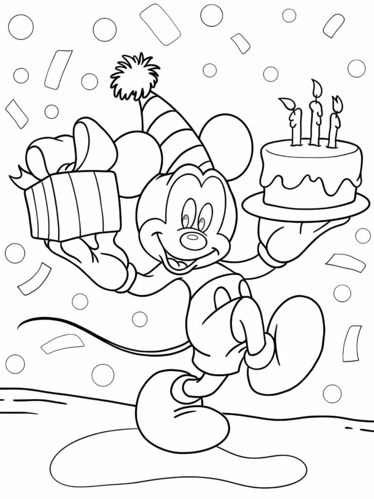 30 páginas para colorir do Mickey Mouse que as crianças adoram ...