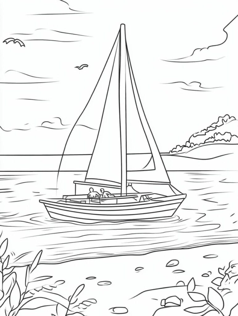 30+ halaman mewarnai pantai yang menakjubkan untuk dicoba anak-anak 🏖️🖍 ...