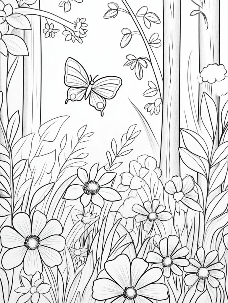 Top 40+ beautiful free butterfly coloring pages to download 🎨🦋 ...