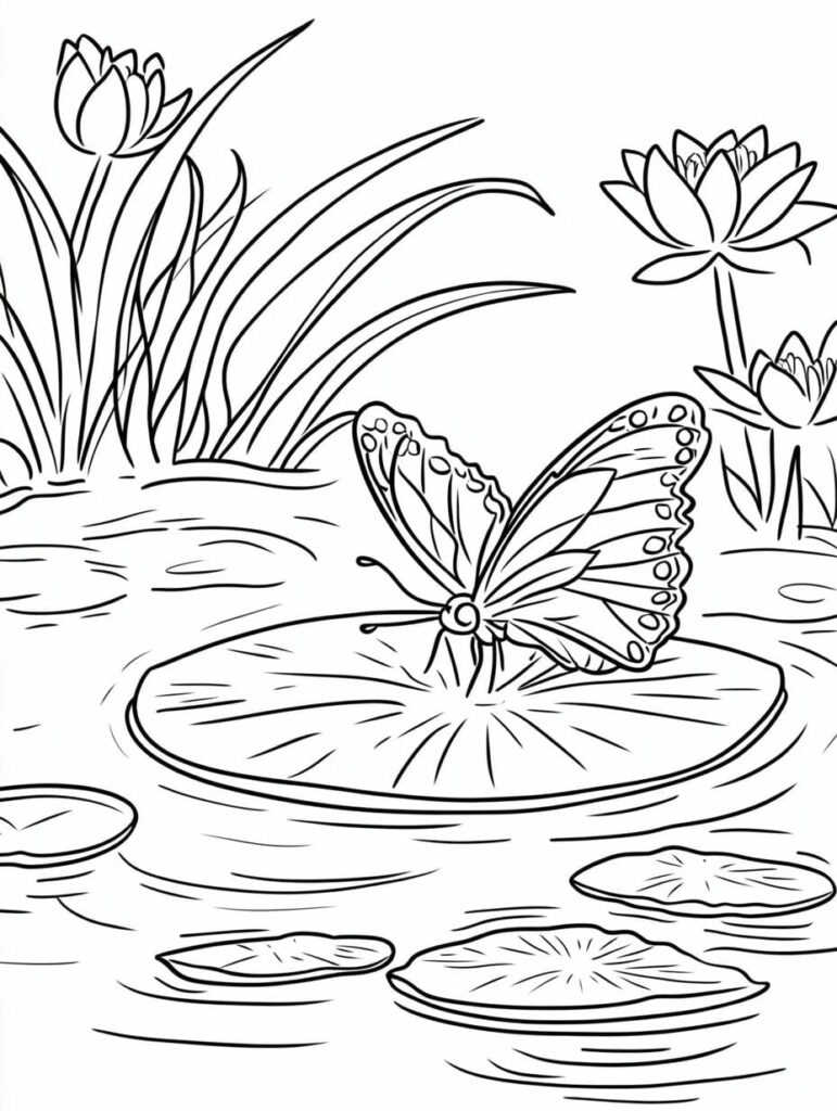 Top 40+ beautiful free butterfly coloring pages to download 🎨🦋 ...