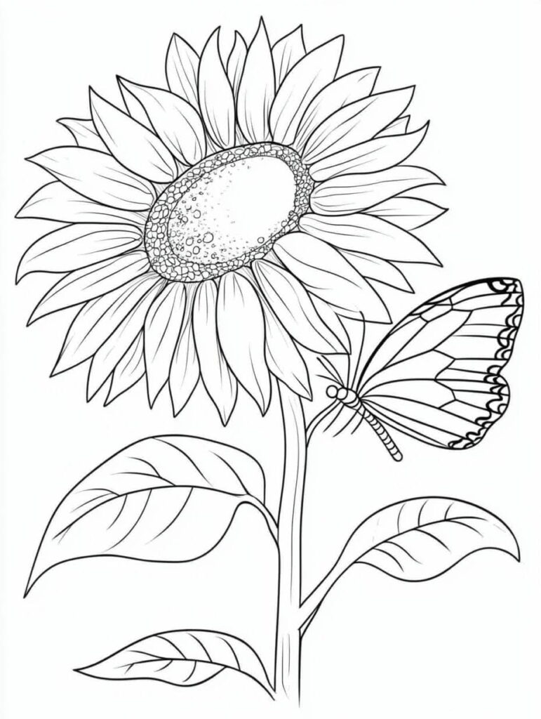 Top 40+ beautiful free butterfly coloring pages to download 🎨🦋 ...