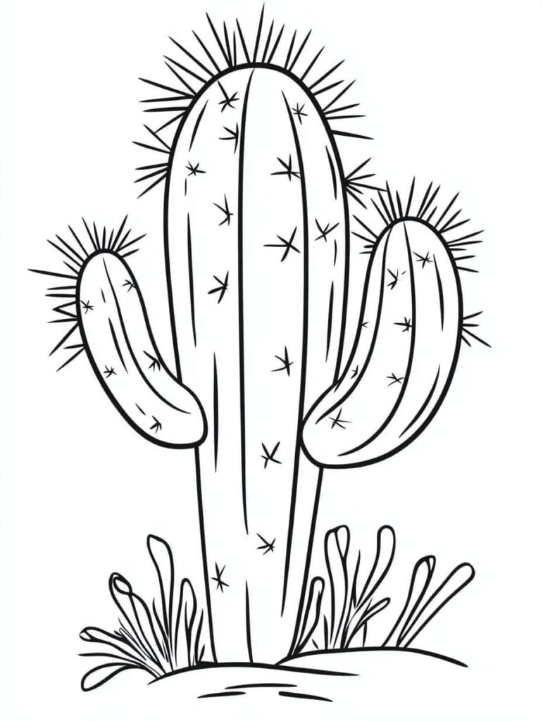 Vivid 20+ Desert Coloring Pages for Kids 🏜️🎨 - Coloringpagesforkids.net