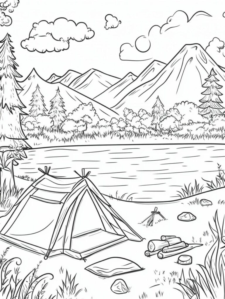 Explore 200+ beautiful landscape coloring pages - Coloringpagesforkids.net