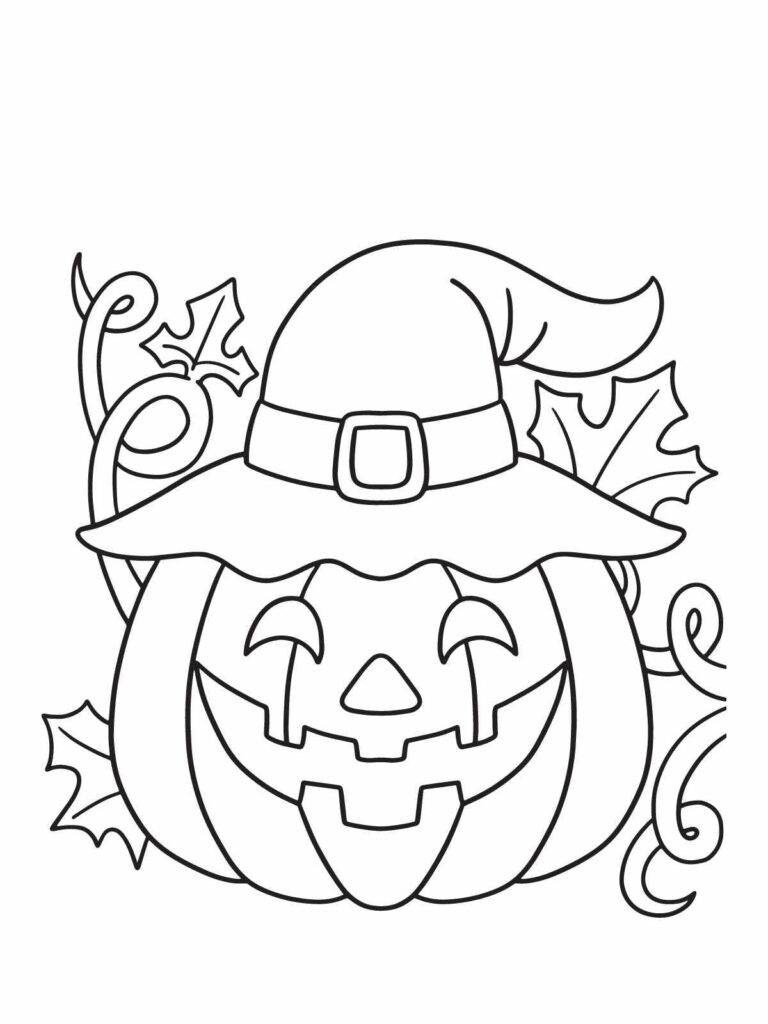 List of 70+ Free Halloween Coloring Pages For Kids 👻🎃 ...