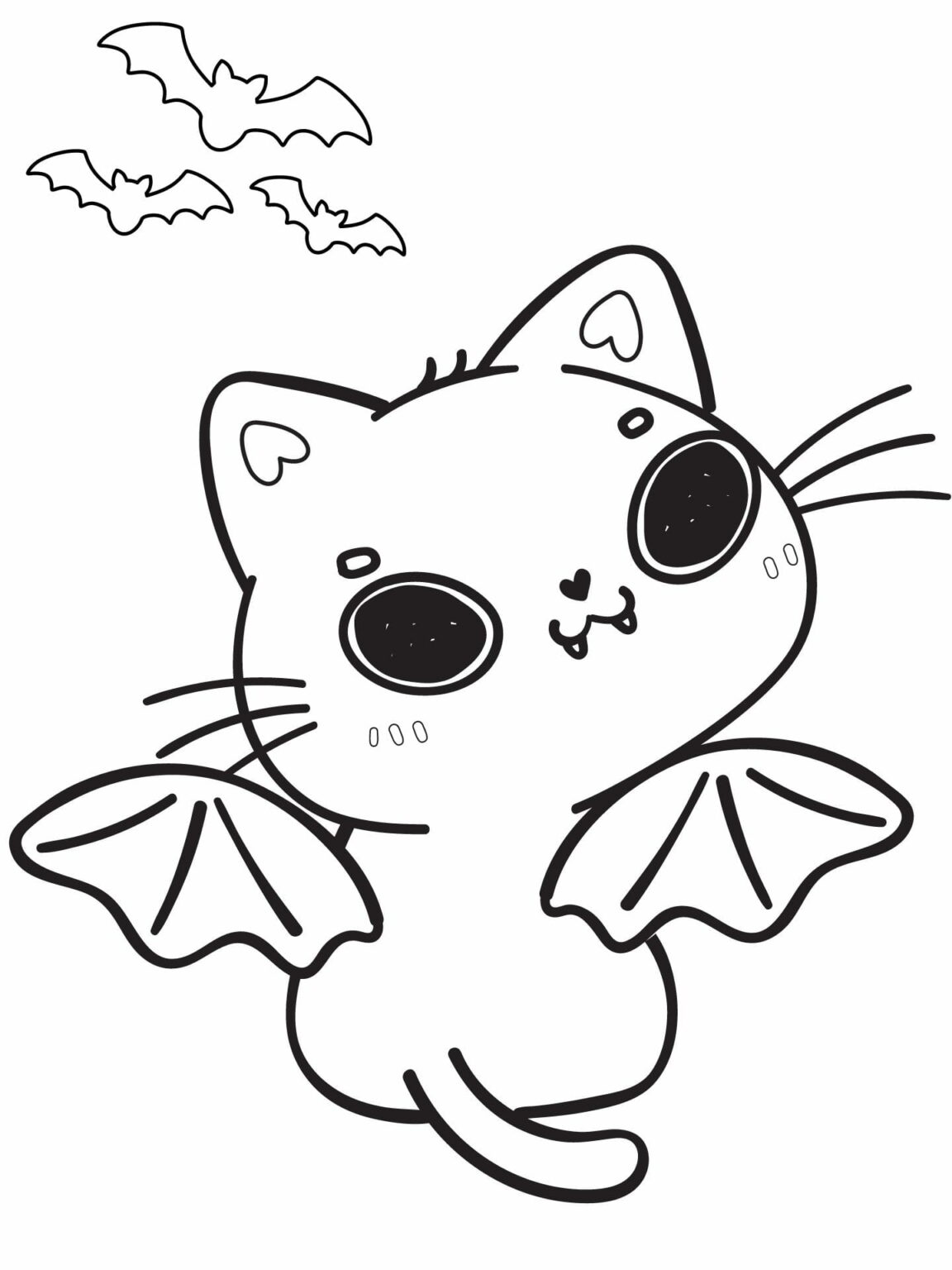 Immerse yourself in 30+ fascinating halloween cat coloring pages ...