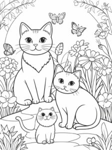 Best 50+ Free Printable Cat Coloring Pages For Kids 🐱🎨 ...
