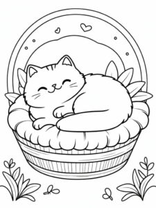 50+ Halaman Mewarnai Kucing Gratis Terbaik untuk Anak-anak 🐱🎨 ...