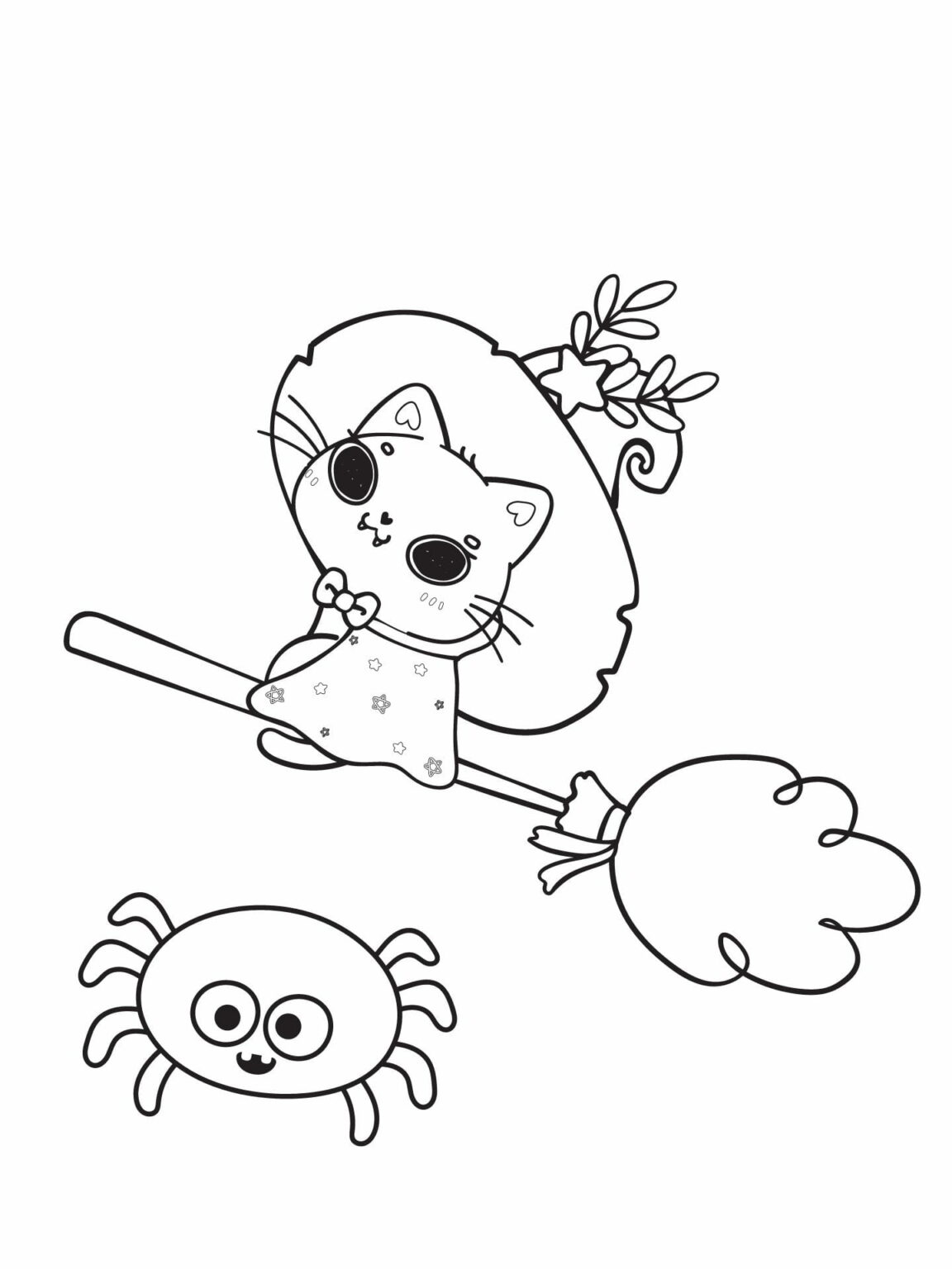 Immerse yourself in 30+ fascinating halloween cat coloring pages ...