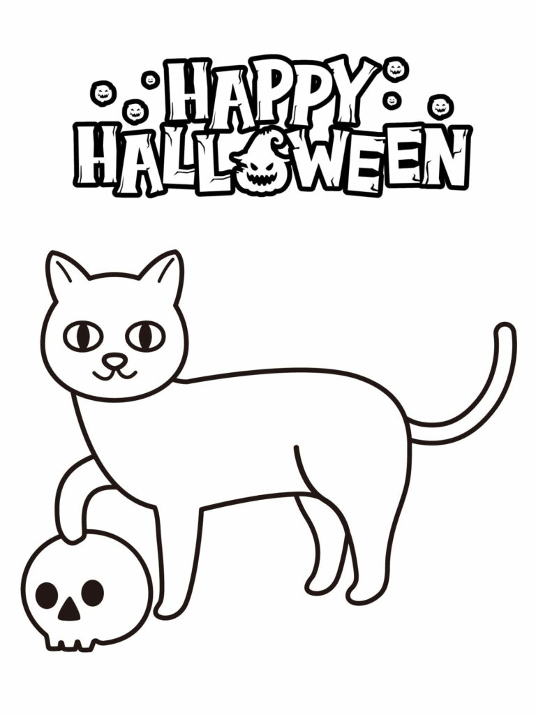List of 70+ Free Halloween Coloring Pages For Kids 👻🎃 ...