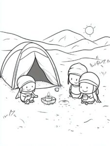 Vivid 20+ Desert Coloring Pages for Kids 🏜️🎨 - Coloringpagesforkids.net