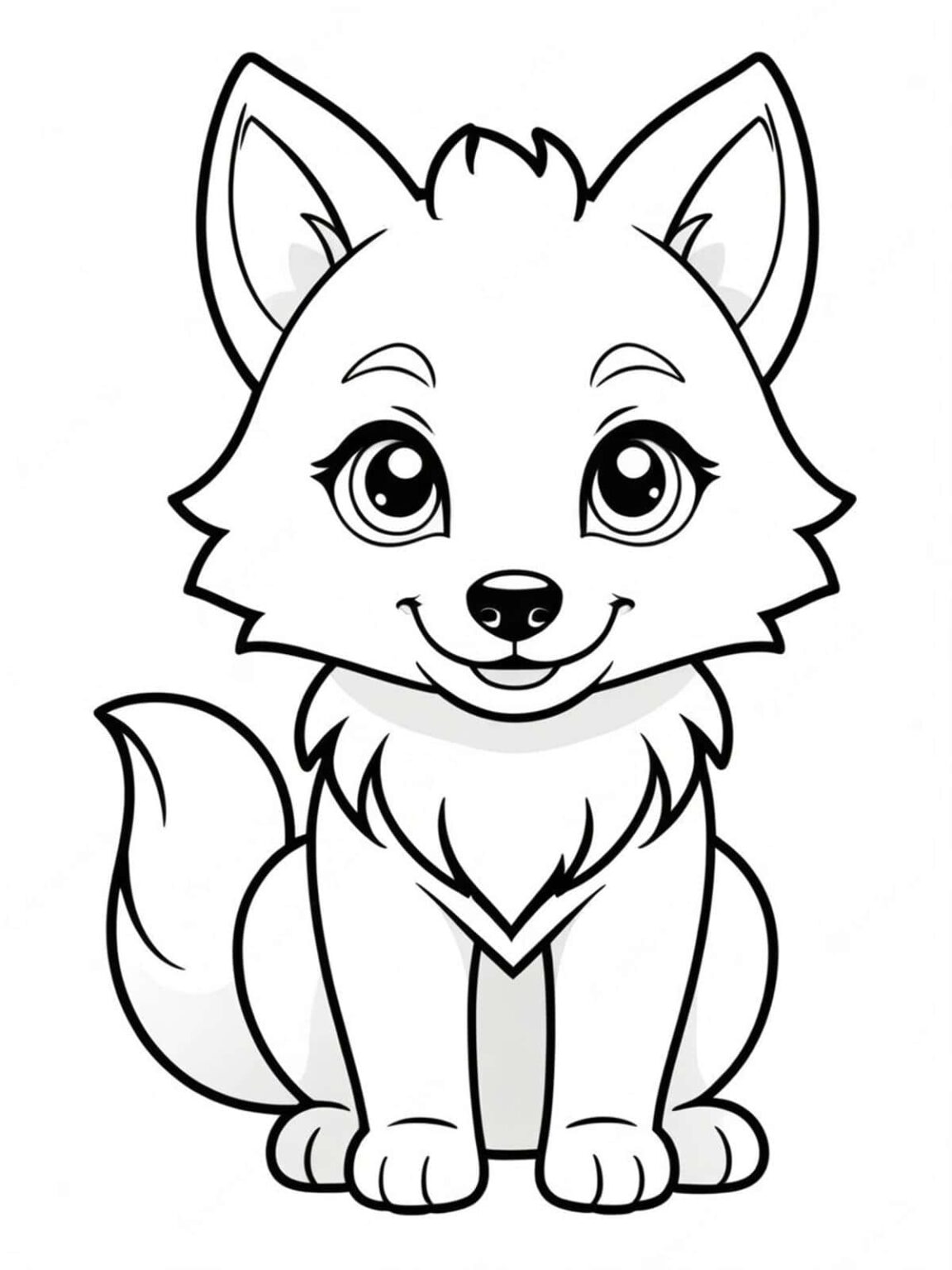 Mais de 30 páginas para colorir de lobos grátis para se divertir 🎨🐺 ...