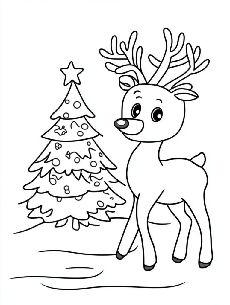 Delightful 40+ Christmas Tree Coloring Pages for Kids ...