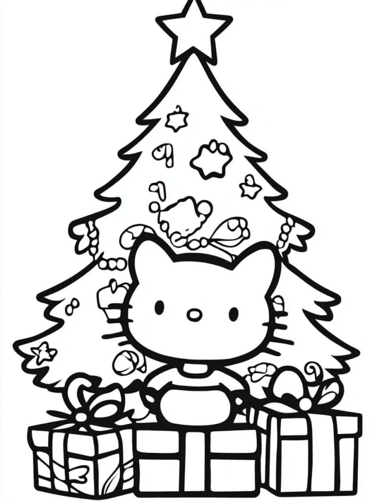 Delightful 40+ Christmas Tree Coloring Pages for Kids ...