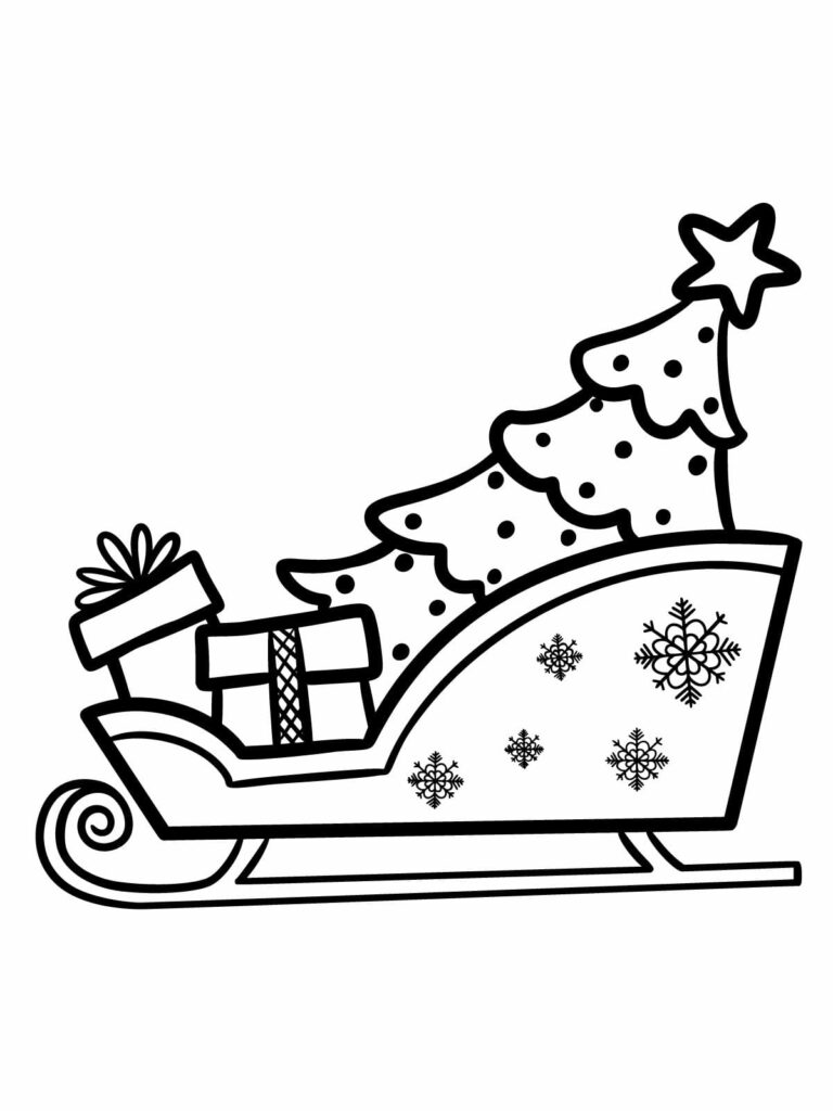 Delightful 40+ Christmas Tree Coloring Pages for Kids ...