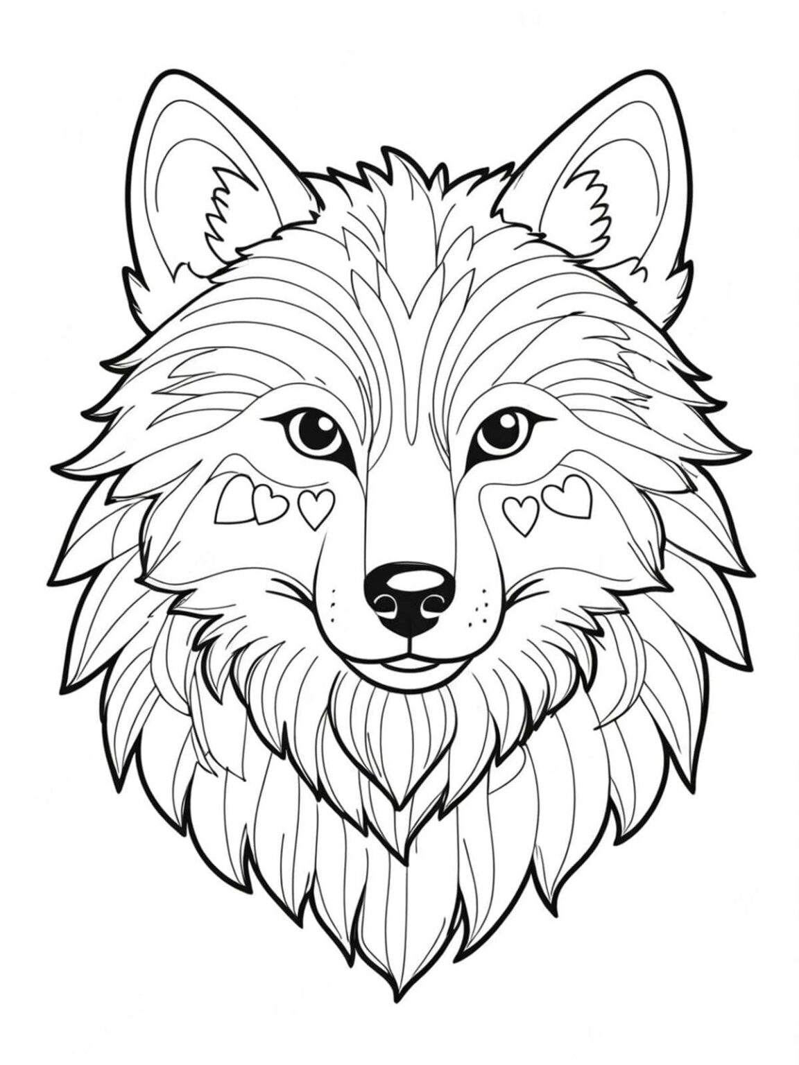 Top 30+ free wolf coloring pages for fun 🎨🐺 - Coloringpagesforkids.net