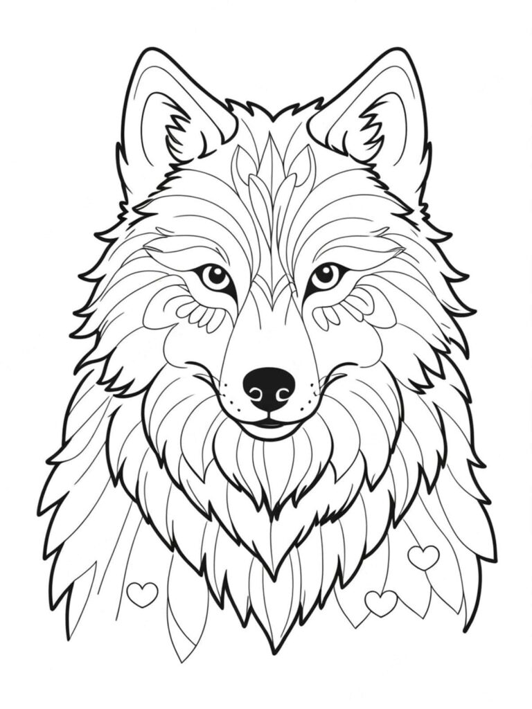 Top 30+ free wolf coloring pages for fun 🎨🐺 - Coloringpagesforkids.net