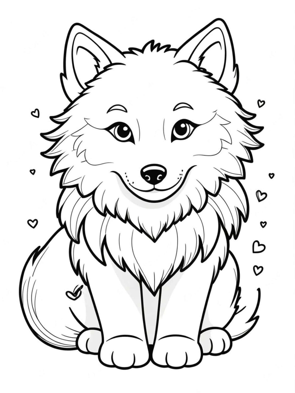 Las mejores 30 páginas para colorear de lobos gratis para divertirte 🎨🐺 ...