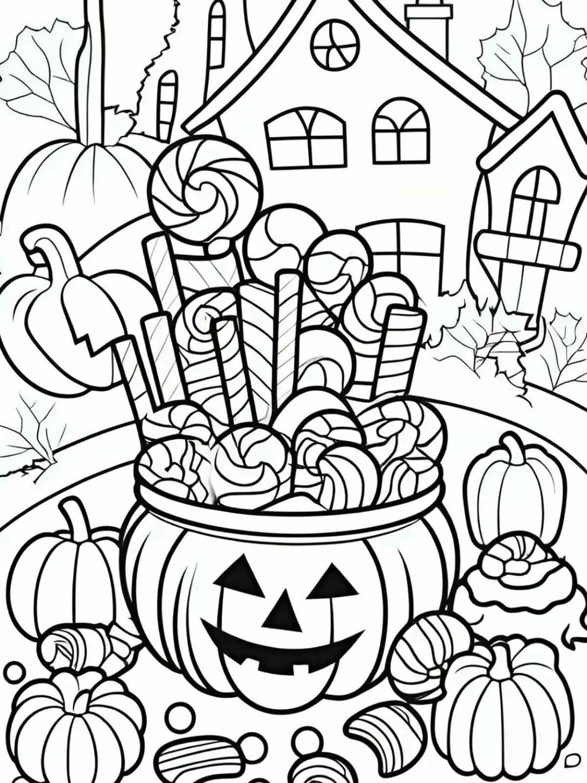 List of 70+ Free Halloween Coloring Pages For Kids 👻🎃 ...