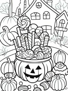 List of 70+ Free Halloween Coloring Pages For Kids 👻🎃 ...