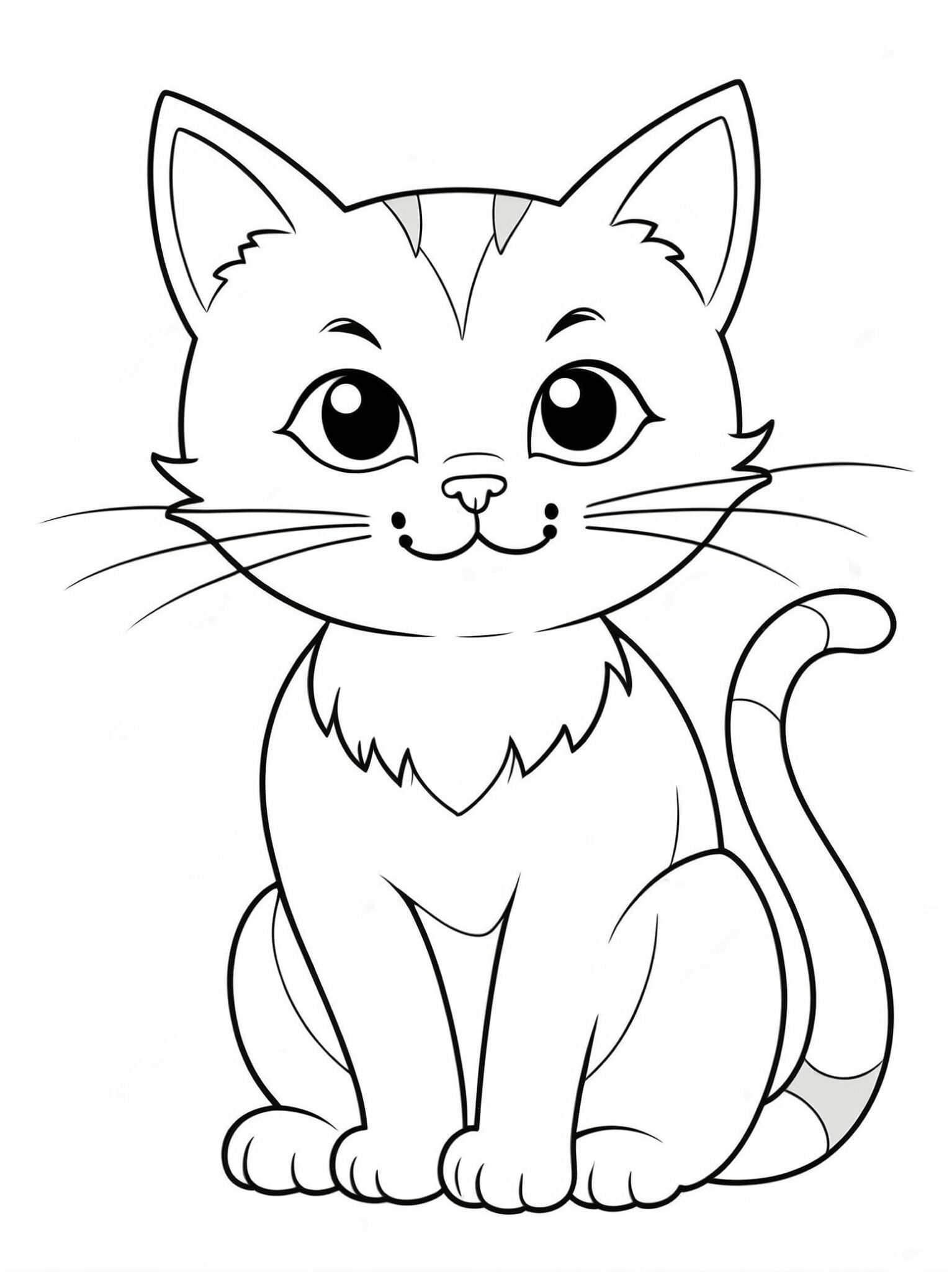 Les 50 meilleures pages à colorier de chats imprimables gratuites pour ...