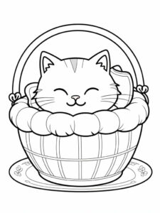 50+ Halaman Mewarnai Kucing Gratis Terbaik untuk Anak-anak 🐱🎨 ...