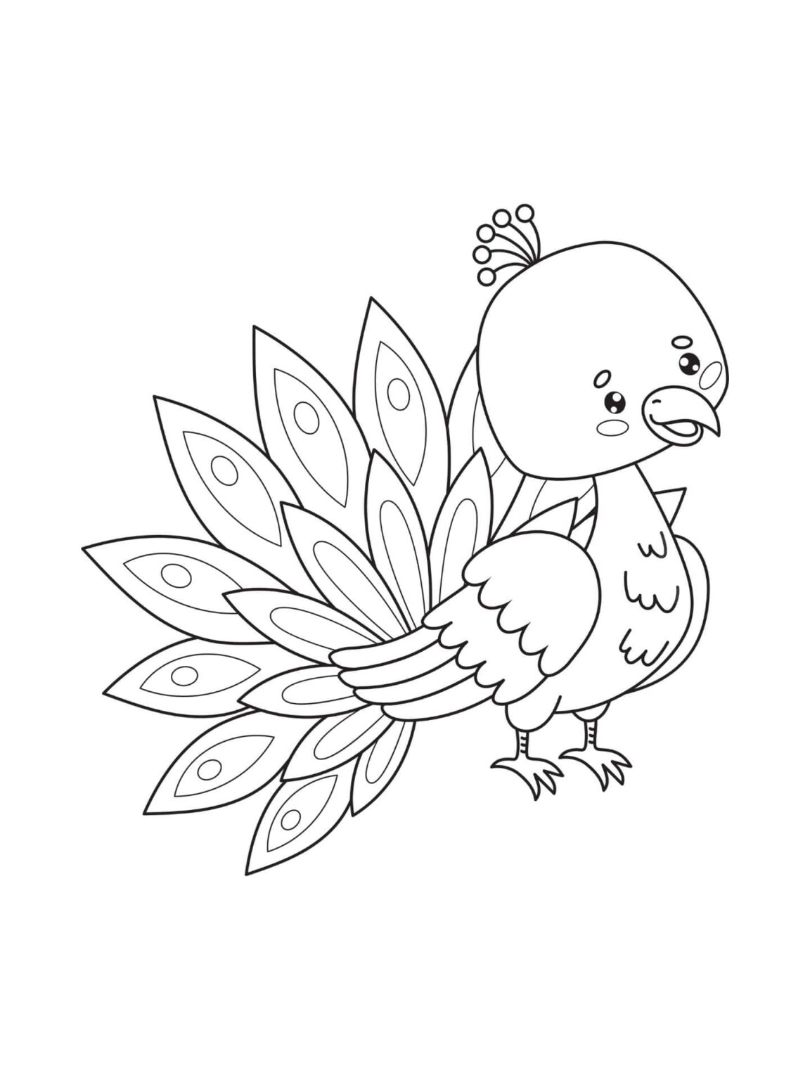 Don't miss out! 30 free peacock coloring pages for instant download ...