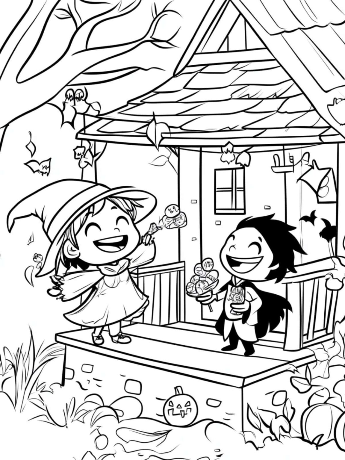 List of 70+ Free Halloween Coloring Pages For Kids 👻🎃 ...