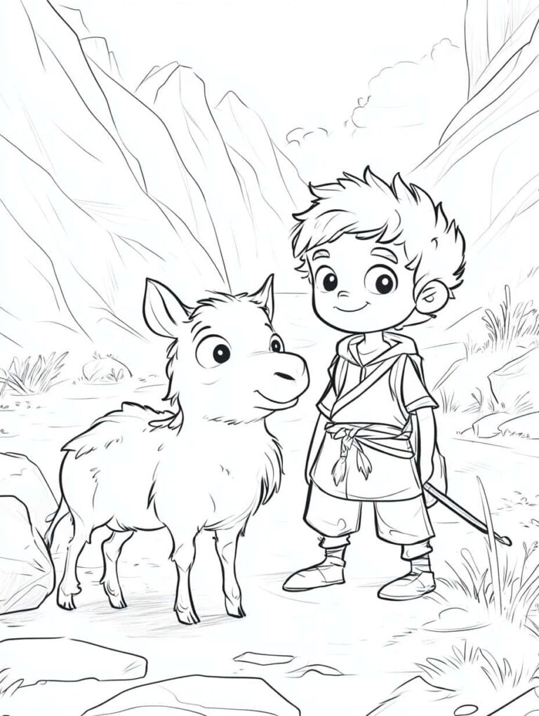 Vivid 20+ Desert Coloring Pages for Kids 🏜️🎨 - Coloringpagesforkids.net