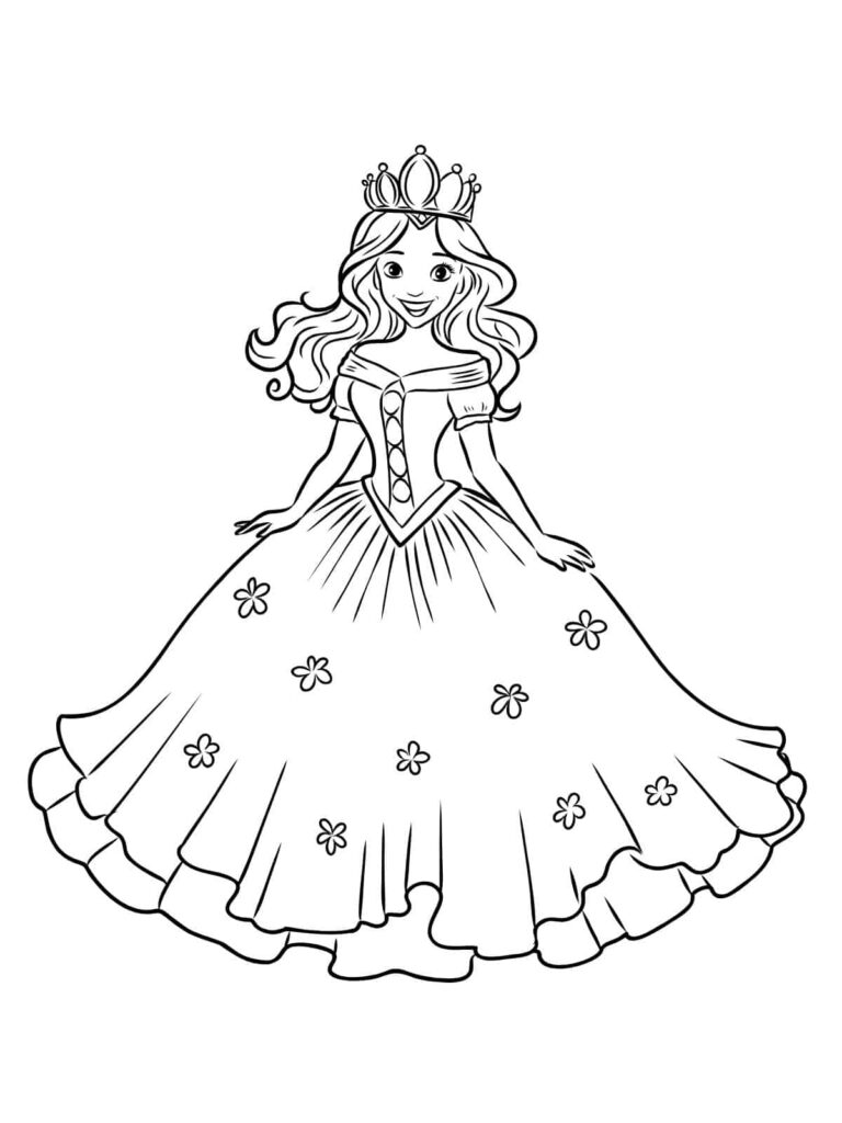 40+ Maagisia Prinsessa Värityskuvia Lapsille 👑🏰 - Coloringpagesforkids.net