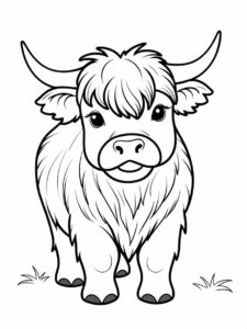 Fun cow coloring pages for kids - Coloringpagesforkids.net