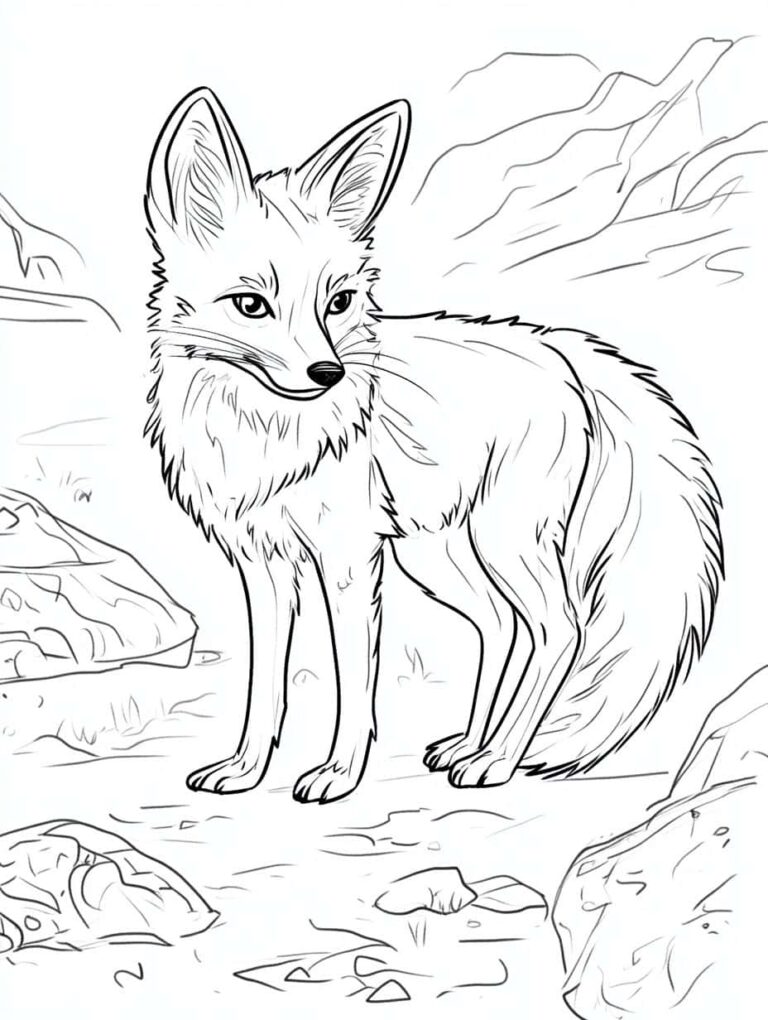 Vivid 20+ Desert Coloring Pages for Kids 🏜️🎨 - Coloringpagesforkids.net