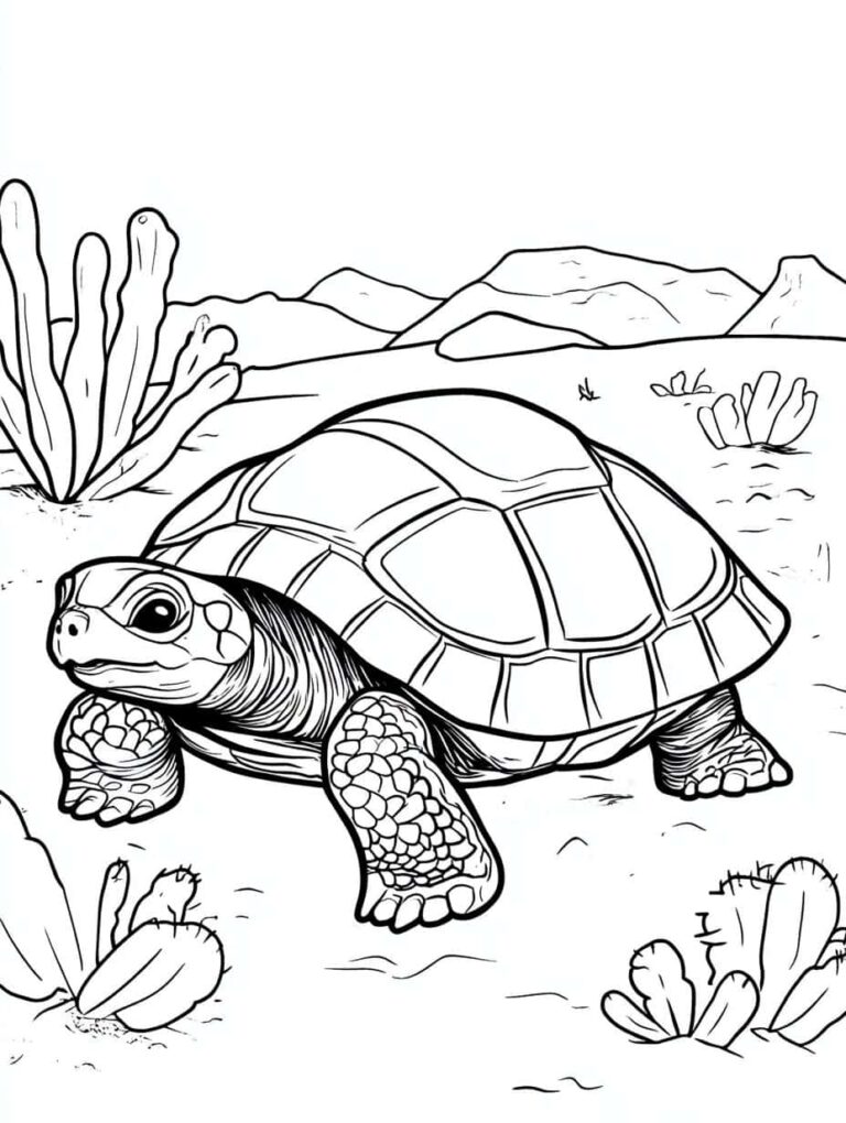 Vivid 20+ Desert Coloring Pages for Kids 🏜️🎨 - Coloringpagesforkids.net